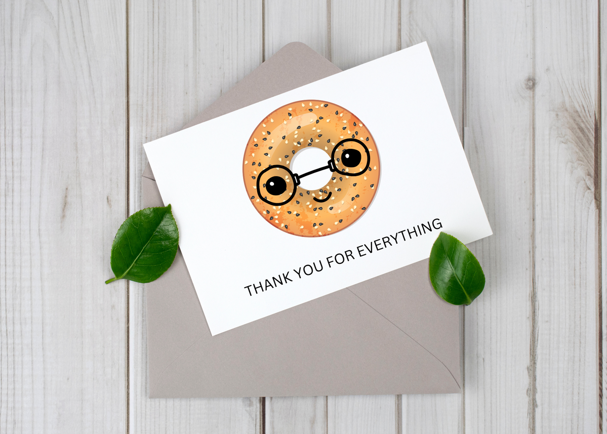 Bread Pun Greeting Card by Summit Sourdough - Thank You for Everything